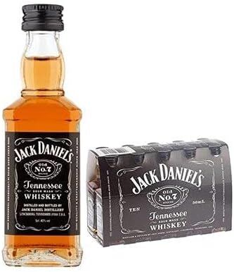 Jack Daniels Bourbon Miniatures 5cl - Pack of 10