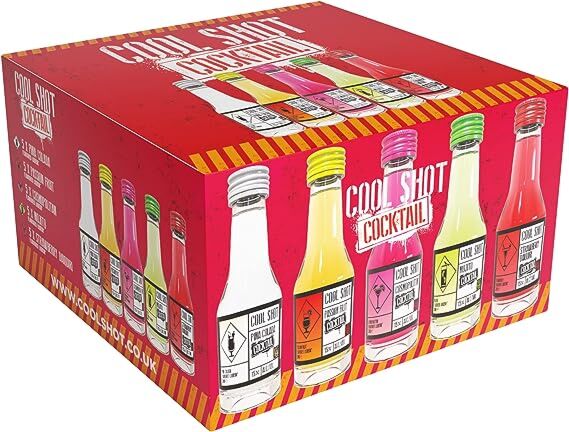 Cool Shot Cocktails 25X20ml | Mixed Vodka Shots