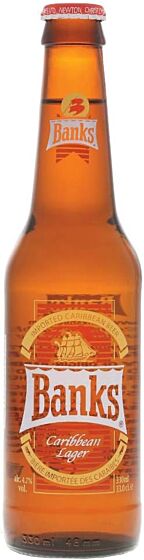 Banks Caribbean Lager 24 X 330ml
